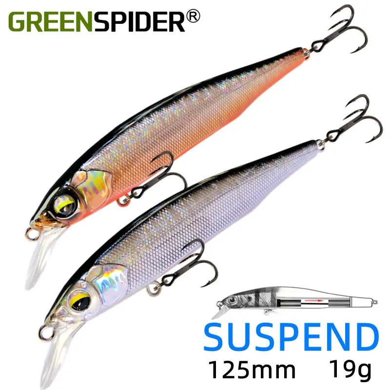 GREENSPIDER-2021-new-Floating-Suspend-Fishing-Lure-Minnow-Wobbler ...
