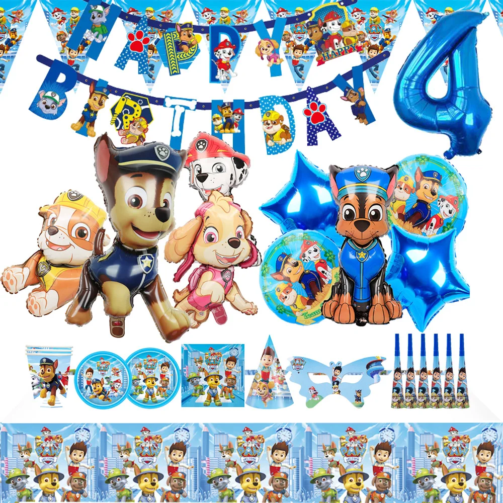 PAW-Patrol-Anime-Birthday-Party-Decoratiion-Tableware-Children-s ...