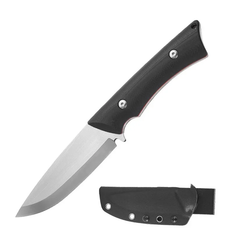 14C28N-Stainless-Steel-Sharp-Fixed-Blade-Knife-G10-Handle-Outdoor ...
