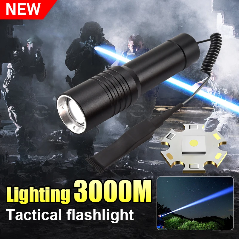 2023-Military-Tactical-Flashlights-Zooming-Long-Range-Tactical-Lamp-Led ...
