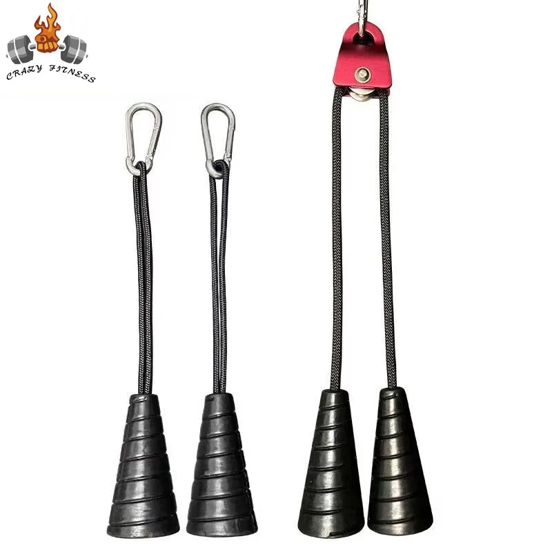 1-Pair-Biceps-Triceps-Drawstring-Single-Grip-Rope-Pull-Down-Cable ...