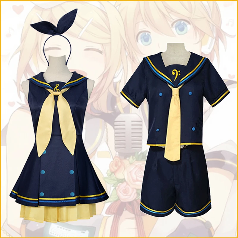 VOCALOID-Sour-Rin-Len-Sailor-Suit-Outfits-Anime-Customize-Cosplay ...