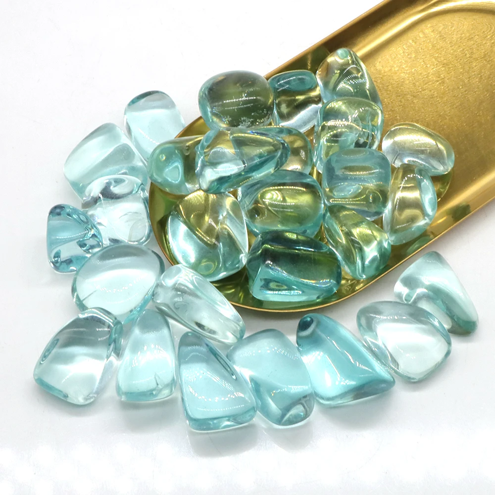 Natural-Bulk-Crystal-Stones-Ocean-Blue-Obsidian-Reiki-Healing-Polished ...