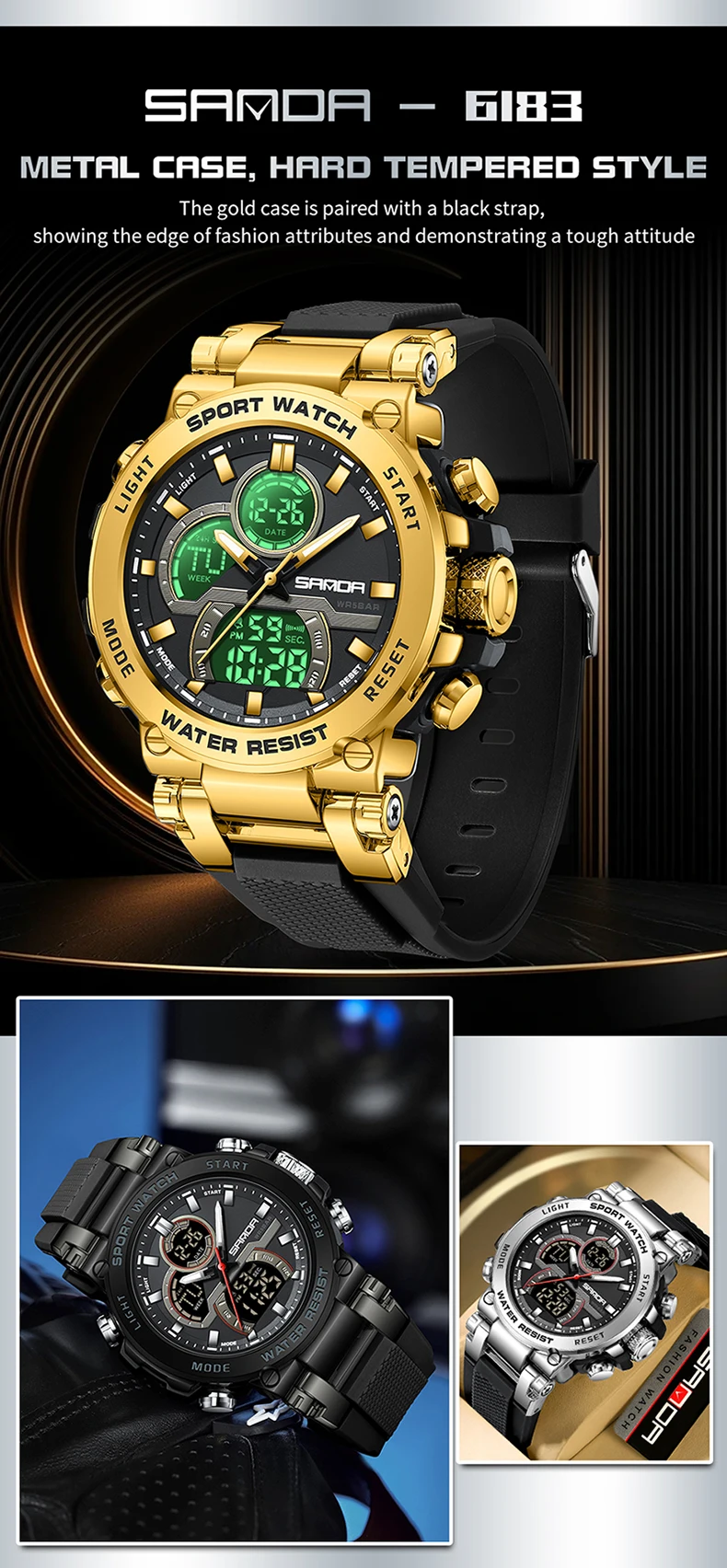 Tactical Military Watch - 50m Waterproof - Better Gear Up