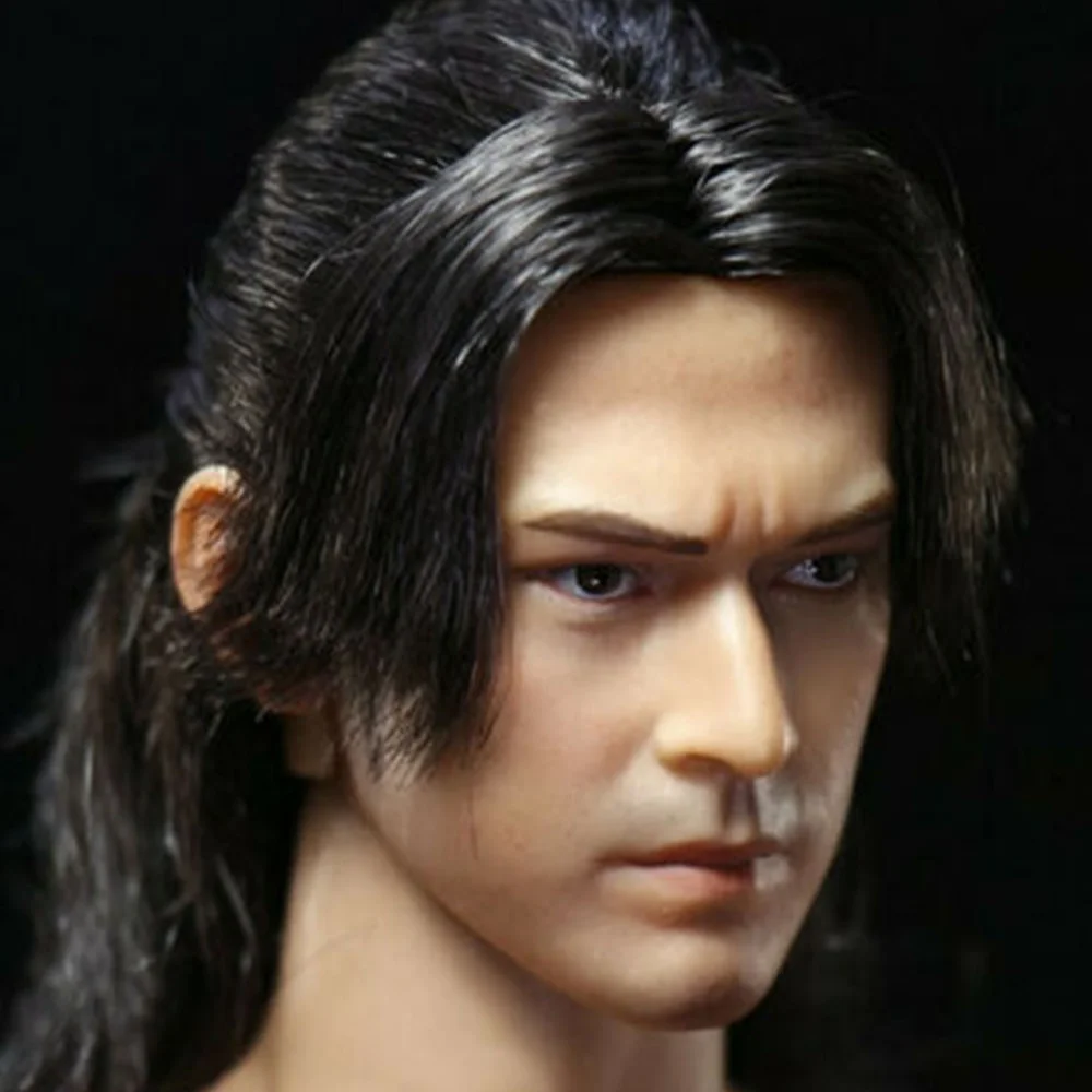 YMTOYS Cabeza de pelo plantado 1/6, escultura para TBL Phicens de 12 pulgadas, figura masculina ...