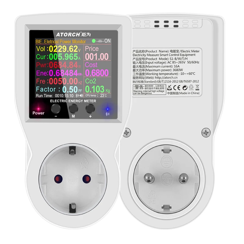 Digital-Wattmeter-AC-220V-110V-Power-Meter-Electricy-EU-Tuya-Smart-Life ...