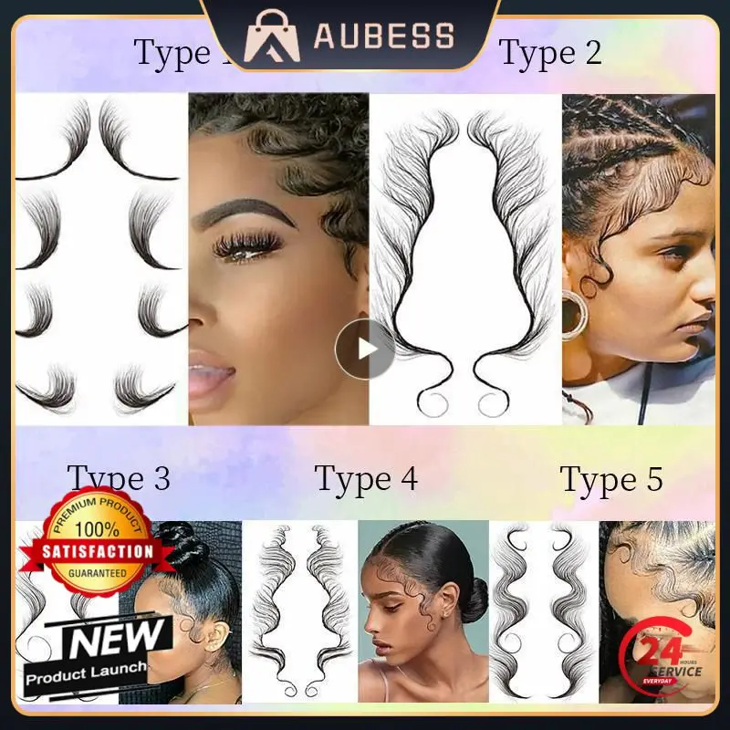 Temporary-Sticker-Hair-Line-Tattoos-Sticker-Fake-Baby-Hair-Edges ...