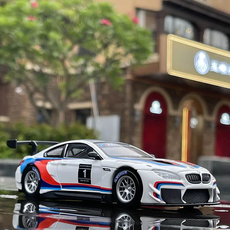 1:24 BMW M6 GT3 M4 DTM CLS Alloy Racing Car Model Diecast Simulation ...