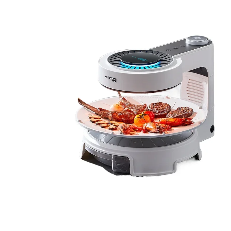 Electric-oven-No-oil-fume-Multi-function-automatic-rotating-indoor ...