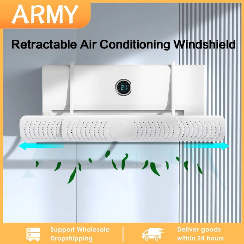 Retractable-Air-Conditioning-Windshield-Anti-Direct-Blowing-Windproof ...