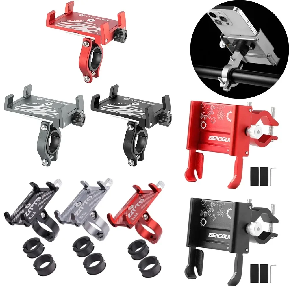 Bicycle-Phone-Holder-360-Rotation-Aluminum-Alloy-MTB-Bike-Phone-GPS ...
