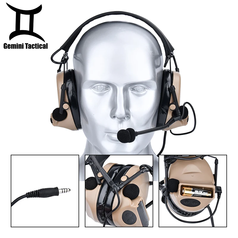 Tactical-Comtac-II-Hunting-Shooting-Headset-C2-No-Noise-Canceling ...