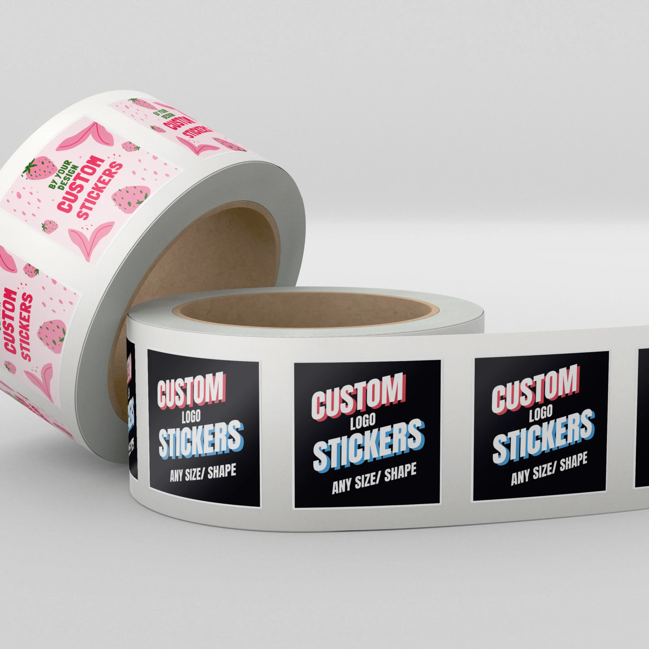 Custom-Logo-Sticker-Label-Printing-Waterproof-Roll-Synthetic-Paper ...