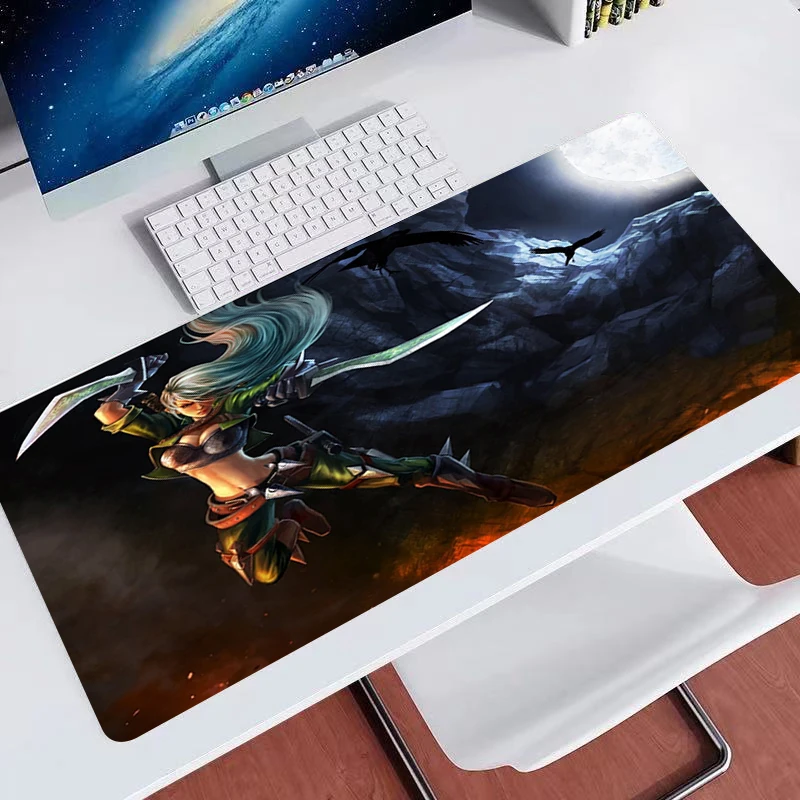 Xxl-Mouse-Pad-900x400-Katarina-LOL-Keyboard-Mat-Anti-skid-Computer ...