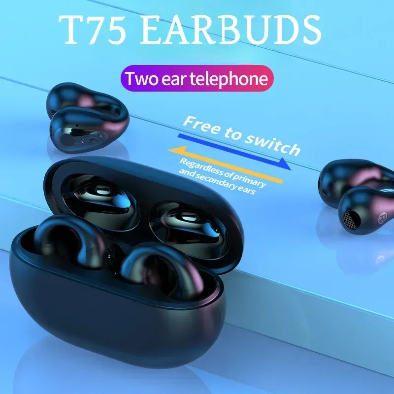 New-Original-T75-TWS-Conduction-Wireless-Bluetooth-Headphones-Sports-Earphones-HiFi-Sound ...
