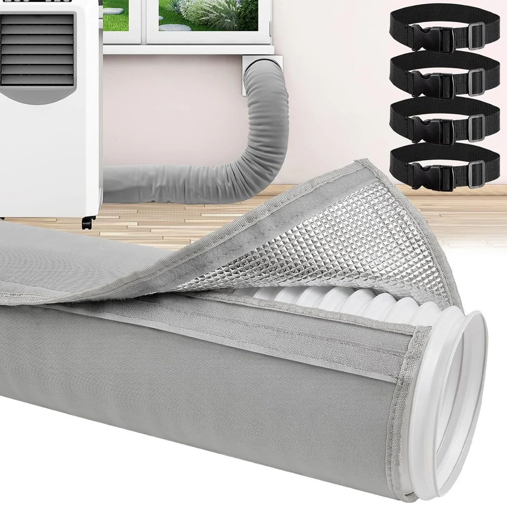 Portable AC Insulated Hose Cover, Air Conditioner Hose Cover, Duct ...