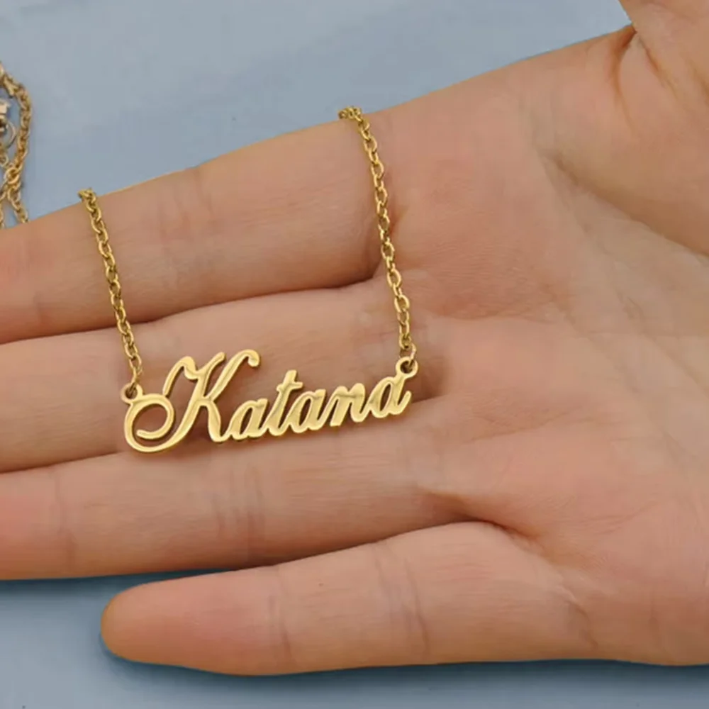 Customized-Name-Necklace-Personalized-Design-Pendant-Stainless-Steel ...