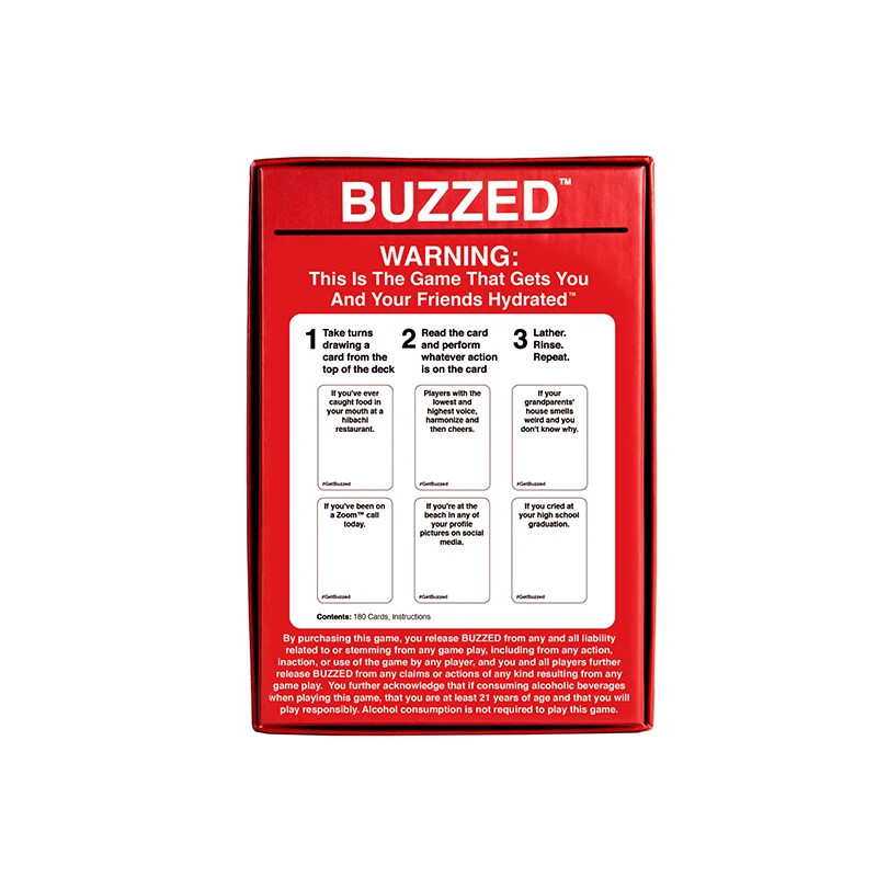 Buzzed Expansion Pack : Drinking Game - Sokogala E-commerce
