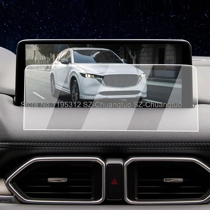 Tempered glass screen protector film For Mazda CX-5 CX-9 CX5 2022-2024 ...