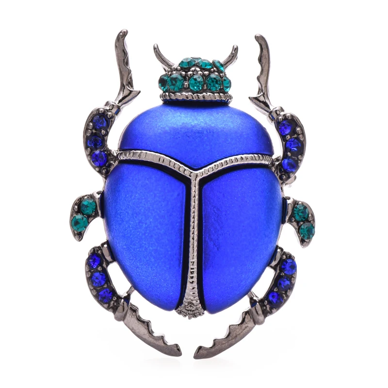 Wuli-baby-Cute-Blue-Beetle-Brooches-Women-Unisex-Lovely-Enamel-Insects-Party-Casual-Brooch-Pins ...