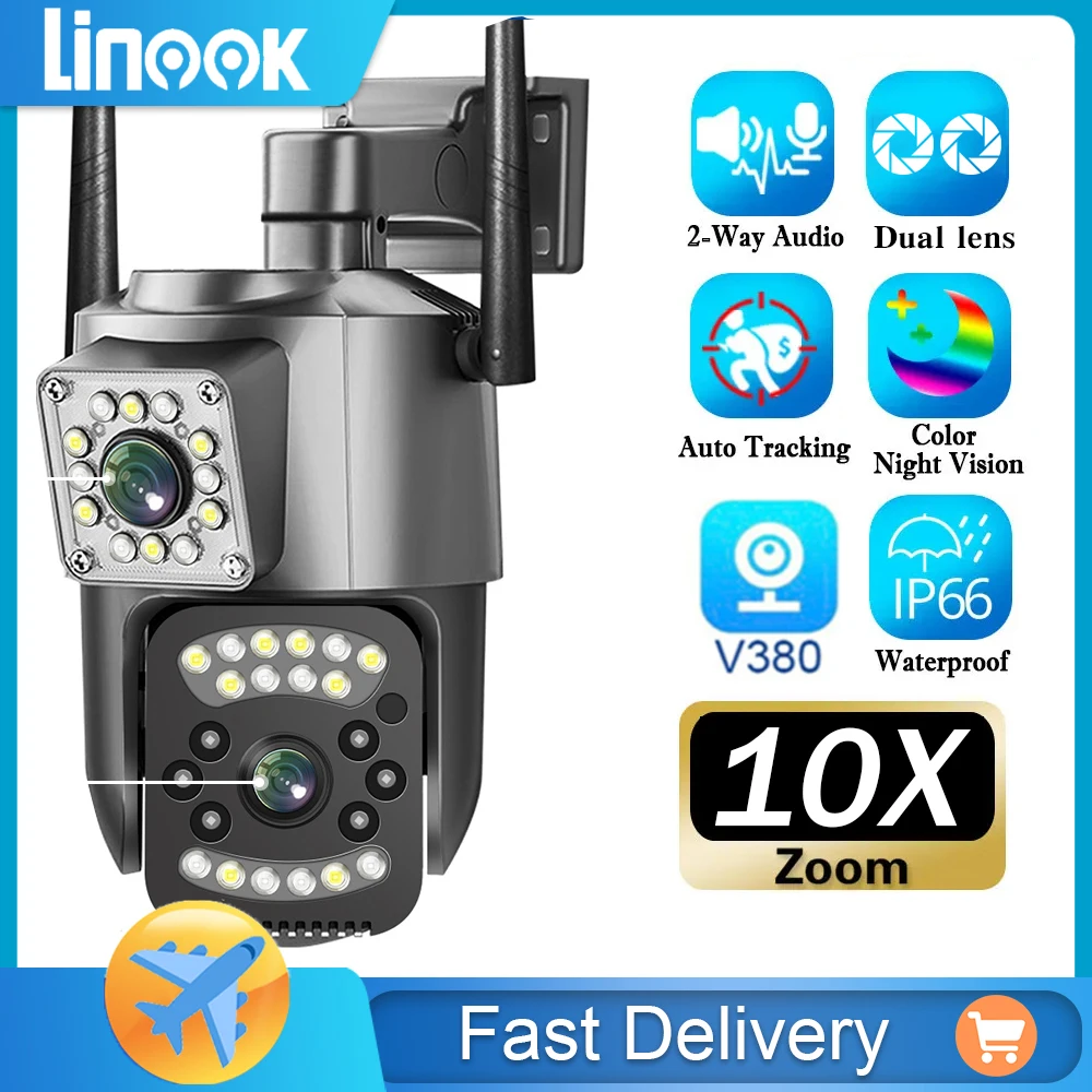 Linook-v380-Pro-8MP-10X-magnification-4K-dual-lens-CCTV-wireless ...