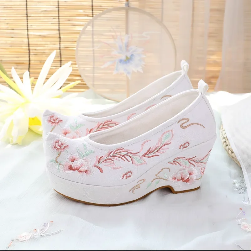 WATER-Women-s-Hanfu-Shoes-Chinese-Traditional-Style-Ancient-High-Heel ...