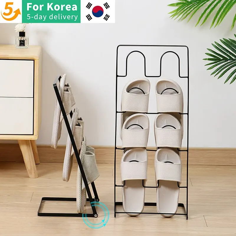 1PC-Simple-Shoe-Hanger-Metal-Iron-Art-Slippers-Drain-Drying-Rack-Toilet ...