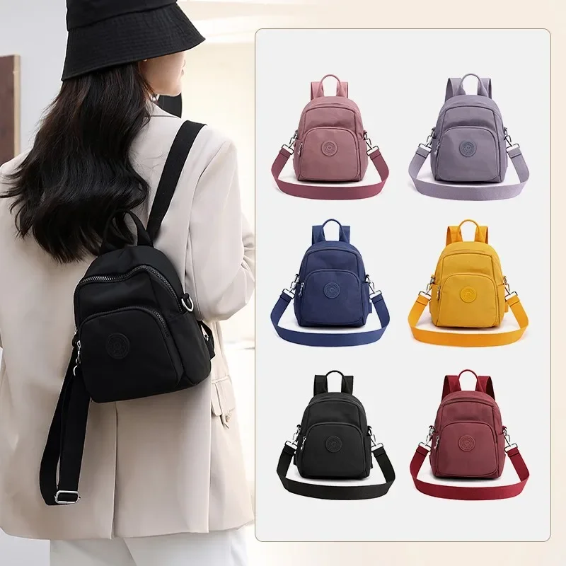 Fashion-Women-s-Backpack-Korean-Style-Small-Backpacks-Nylon-Waterproof ...