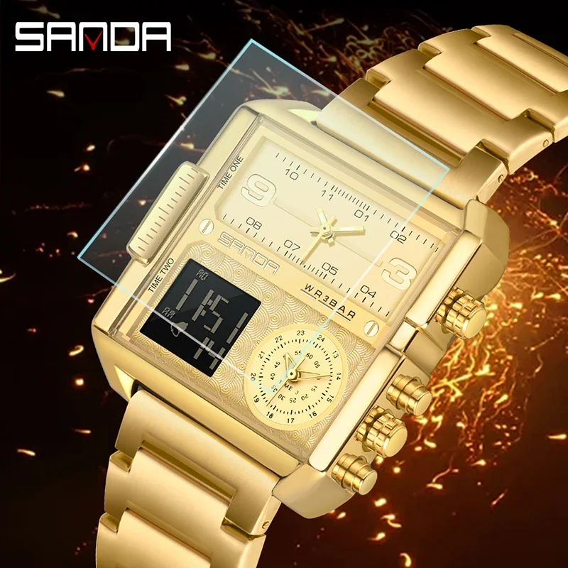 2023-SANDA-6023-Casual-Personality-Business-Men-s-Watch-Fashion-Square ...