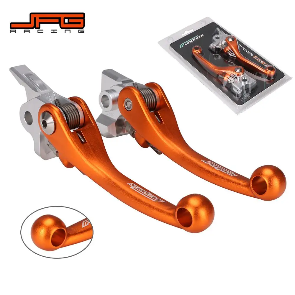 Funparts-Forged-Aluminum-Titanium-alloy-Brake-Clutch-Lever-For-KTM-EXC ...