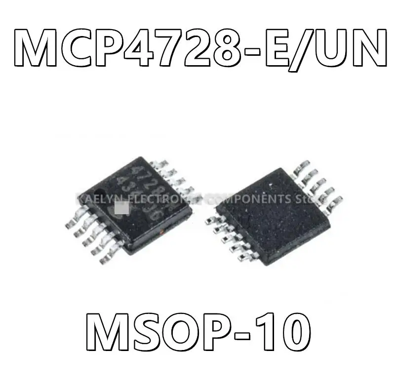 5Pcs/lot MCP4728-E/UN MCP4728 4728UN 12 Bit Digital to Analog Converter ...