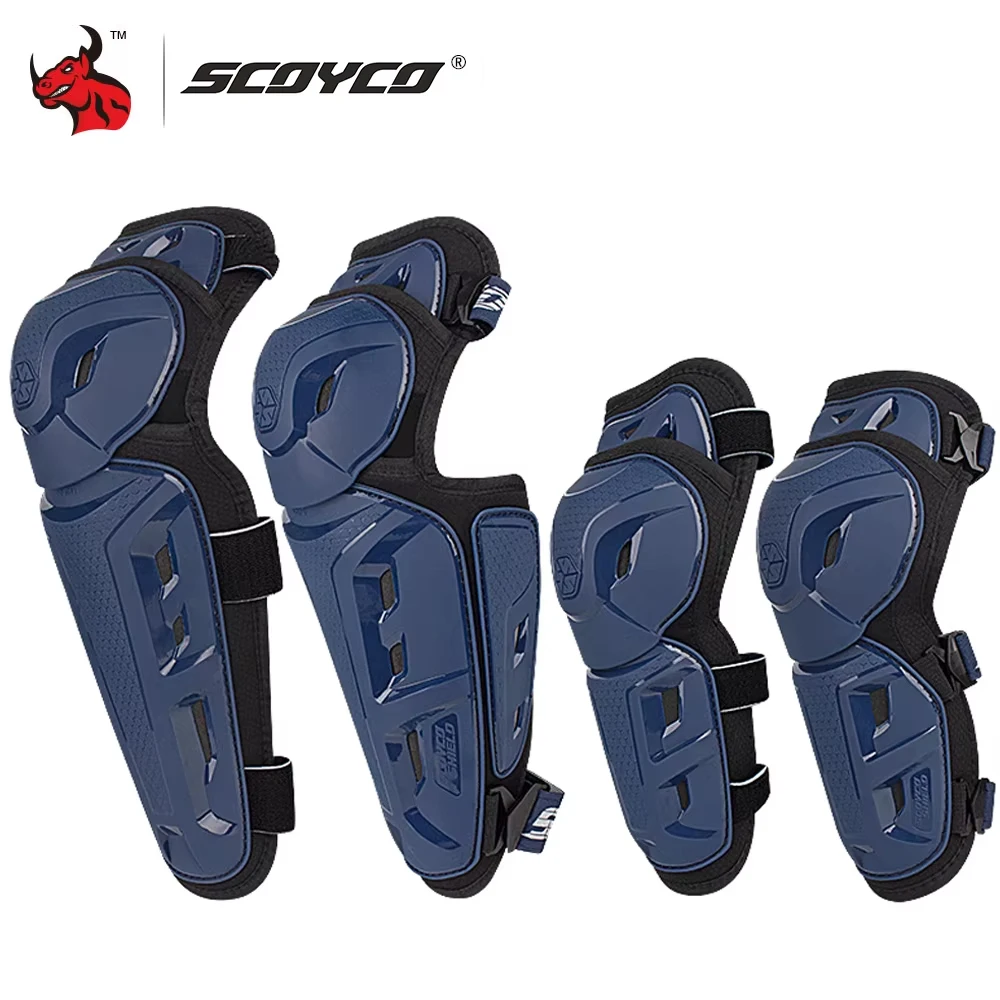 Scoyco New Blue Motorcycle Knee Pads Motocross Off-road Knee Guard ...