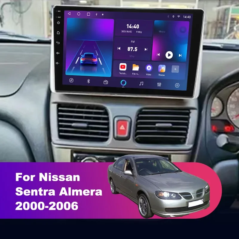 Android 12.0 2 Din Car Radio Multimedia Video Player For Nissan Sentra ...