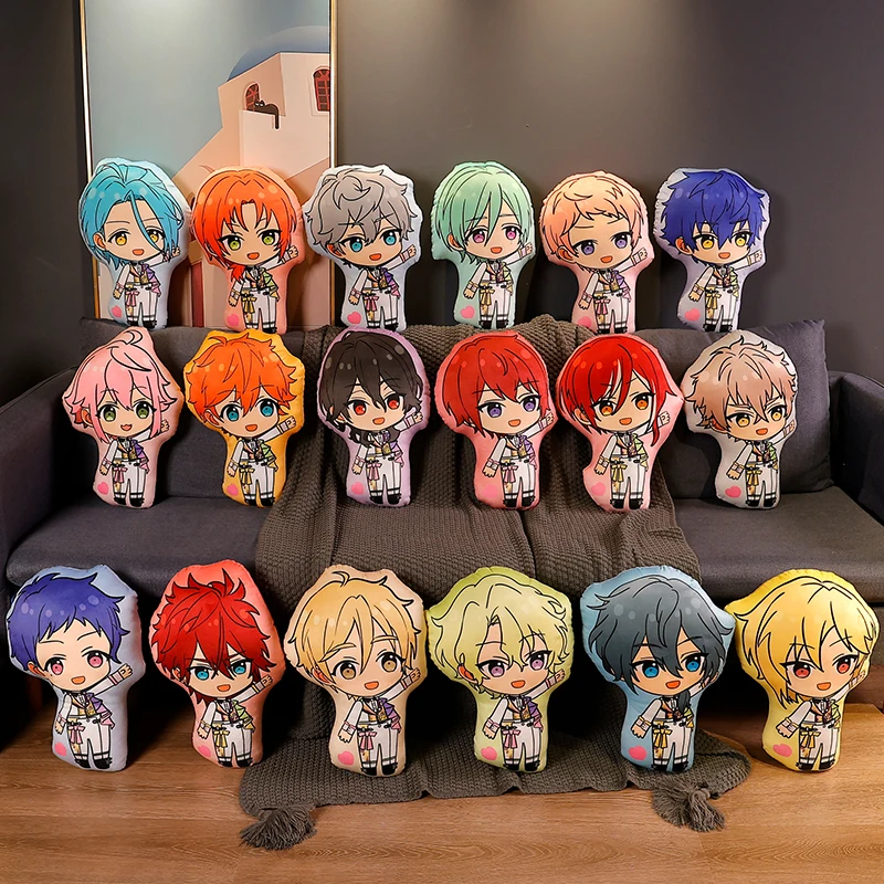 45cm Ensemble Stars Cartoons Anime Plush Toy Eichi Sakuma Rei Throw ...