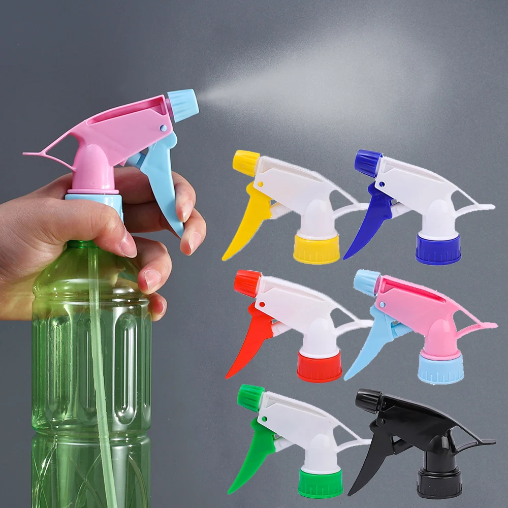 Plastic-Watering-Nozzle-Hand-Button-Spray-Head-Universal-Bottles ...