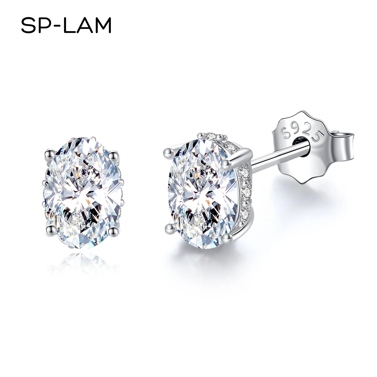 925 Sterling Silver Wedding Earing | 925 Sterling Silver Stud Earrings ...