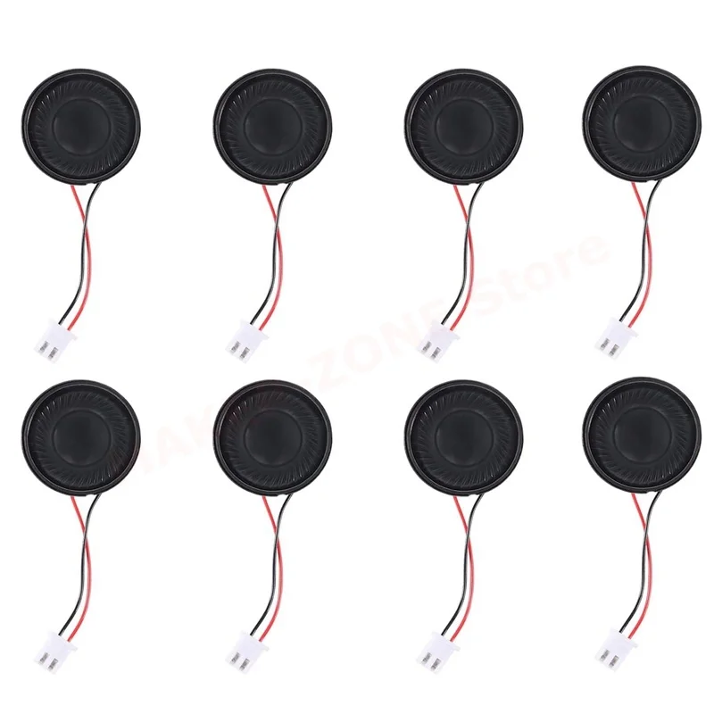 8pcs 8 Ohm 1w Speaker 8ohm Round 28mm Loud Speakers Compatible With ...