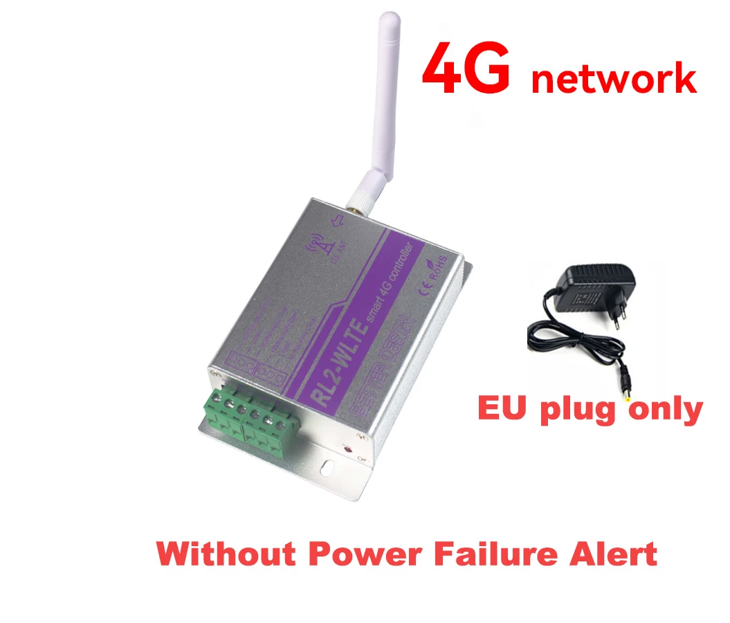 4G GSM SMS Remote Controller Module RL2 2 Way Relay Switch For Door ...