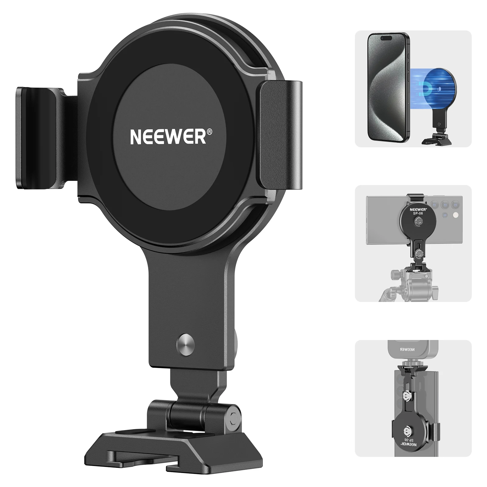 NEEWER-Magnetic-Phone-Tripod-Mount-Adapter-with-Arca-Type-Base-Cold ...