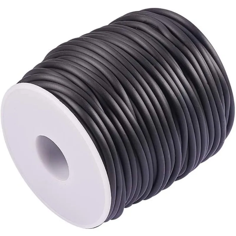 1-Roll-32-8-Yards-Solid-Rubber-Cord-Plastic-Rope-Round-Elastic-Cord ...