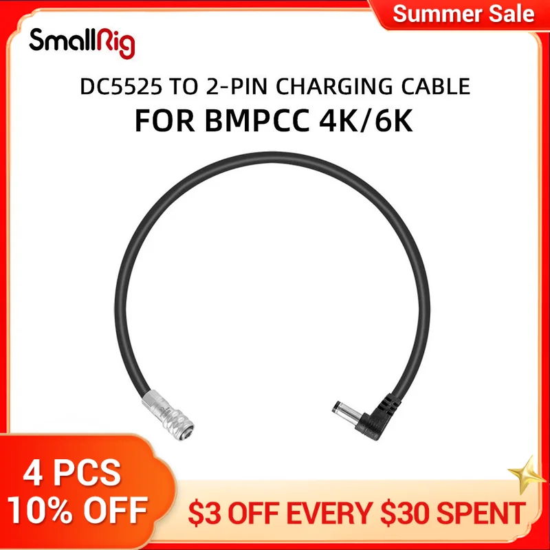 Bmpcc 6k Small Rig | Bmpcc 4k Dc Cable | Smallrig Cameras | Charging ...