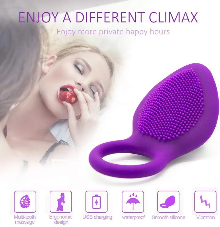Vibro Cock Enlargement Delay Ejaculation Vagina Orgasm Lock Vibrator Penis Ring Vibrating ...
