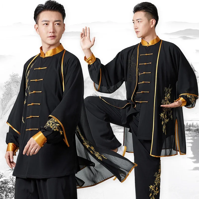 Men-Tai-Chi-Clothes-Wushu-Clothing-Three-Pieces-Kung-Fu-Dress-Martial ...