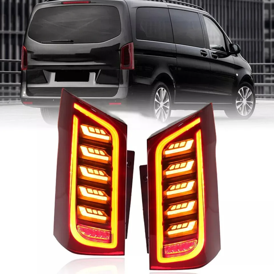 LED Tail Lights For Mercedes Benz W447 VITO 2016-2022 Sequential Turn ...
