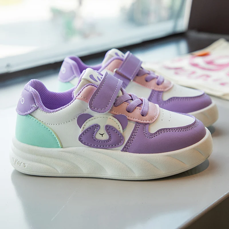 Autumn-Leather-Girl-s-Sneakers-Fashion-Casual-Purple-Children-s ...