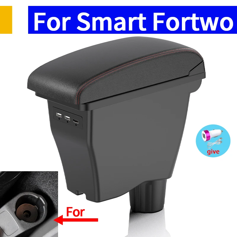 For-Smart-Fortwo-Armrest-for-Mercedes-New-Smart-453-Fortwo-Forfour-Car ...