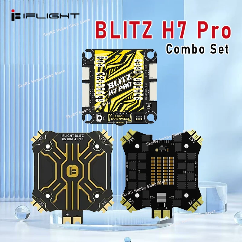 iFlight BLITZ H7 Pro Combo Set with BLITZ E80 Pro 4-IN-1 ESC (With CNC ...