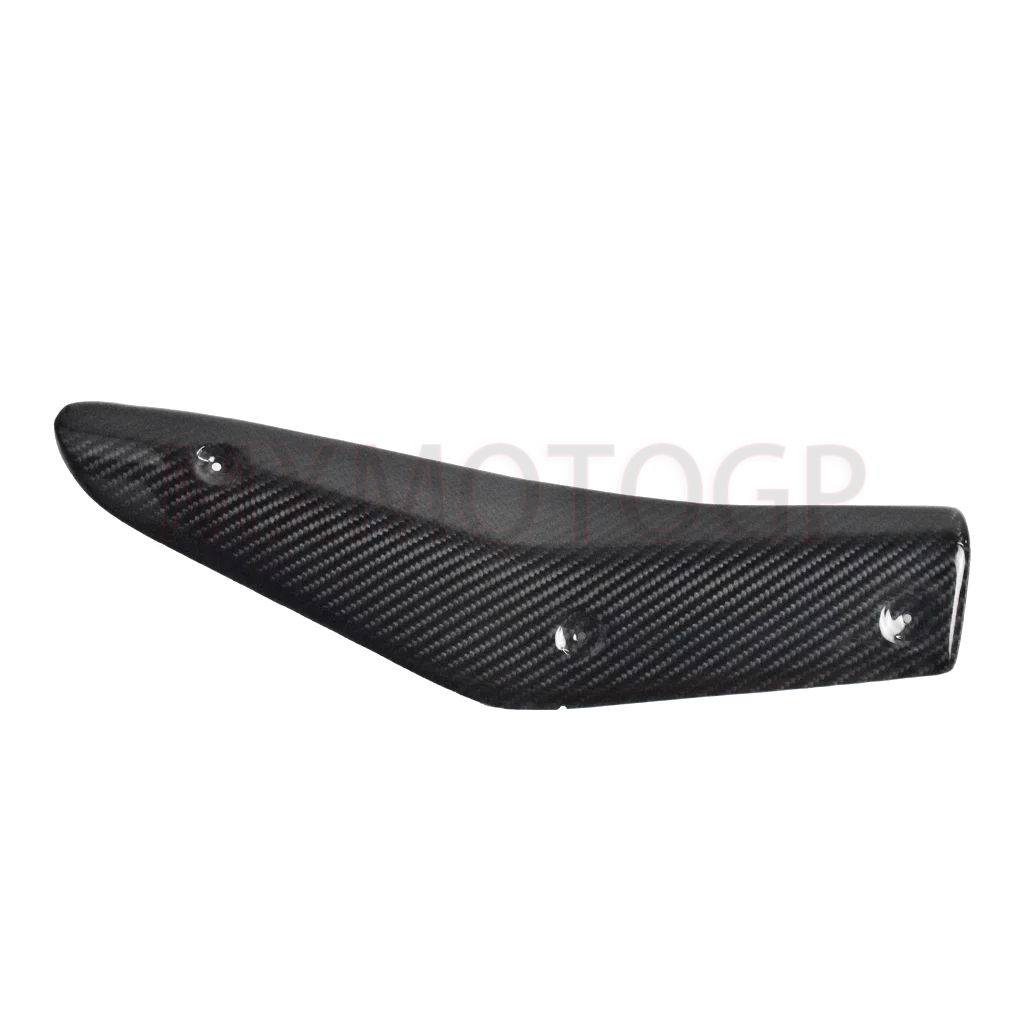 100% Carbon Fiber Motorcycle Modified Exhaust Pipe Heat Shield Cover ...