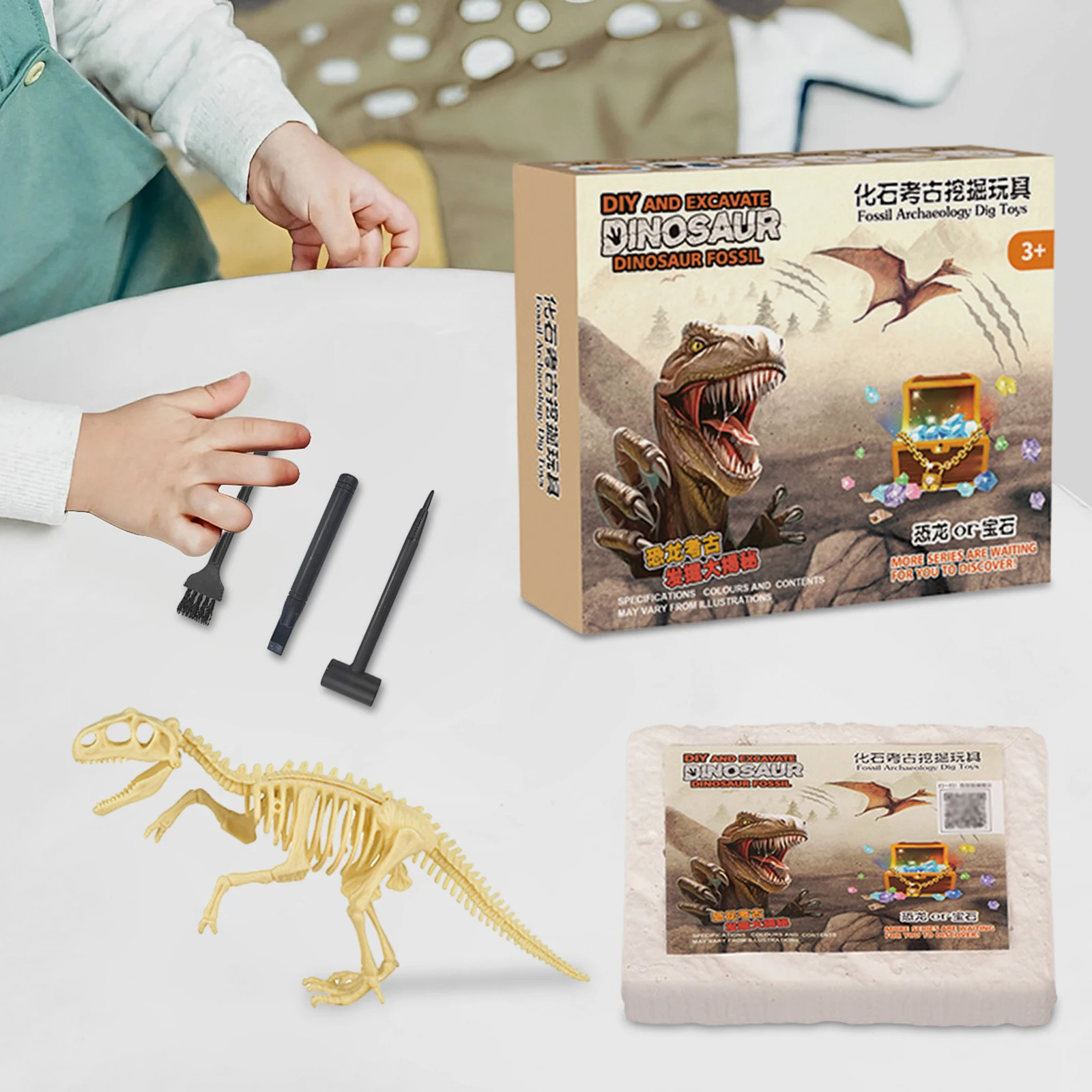 Dinosaur-Animals-Skeleton-Digging-Archeology-Digging-Kit-for-Kids ...