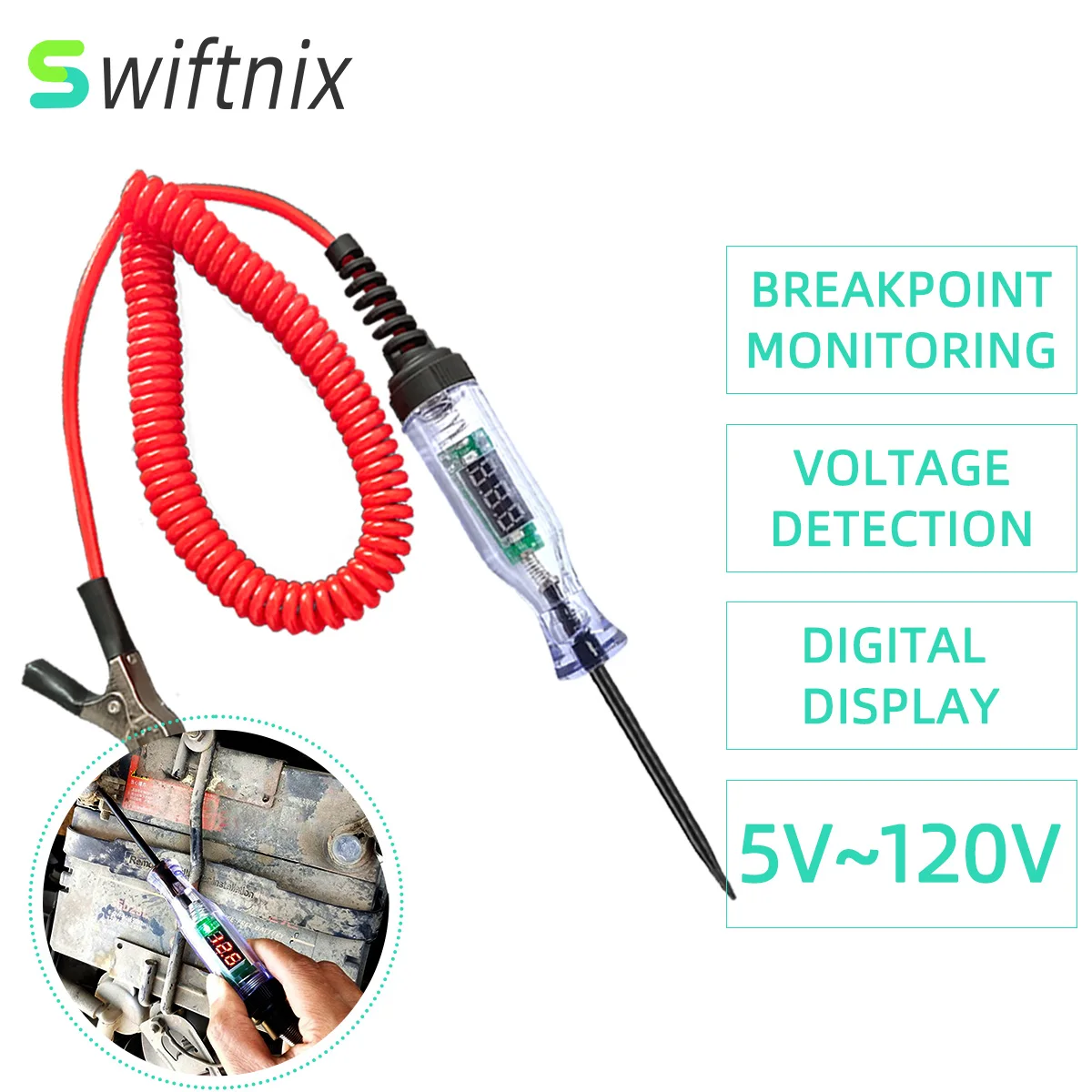 Premium-Digital-LED-Automotive-Car-Circuit-Tester-Test-Light-with ...